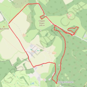 Dockey Woods: trail, distance, elevation, map, profile and GPS track